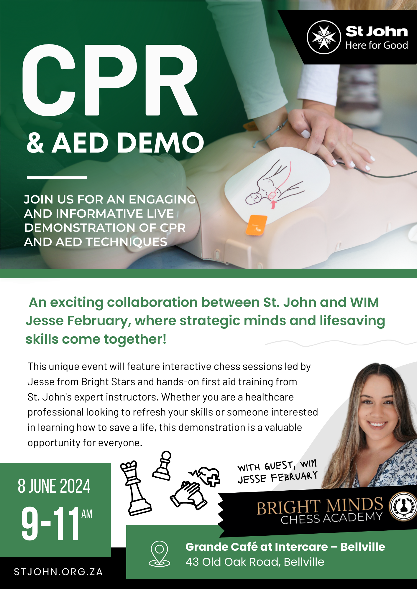 CPR & AED Demo / June 8th, 2024 – St John | First Aid Training, Event ...